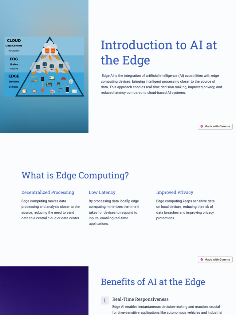 Introduction to Edge AI Concepts | PDF | Artificial Intelligence ...