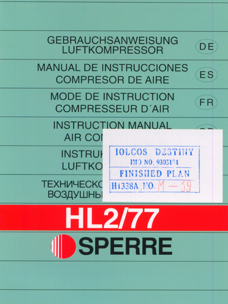 Instruction Manual HL2-77 | PDF