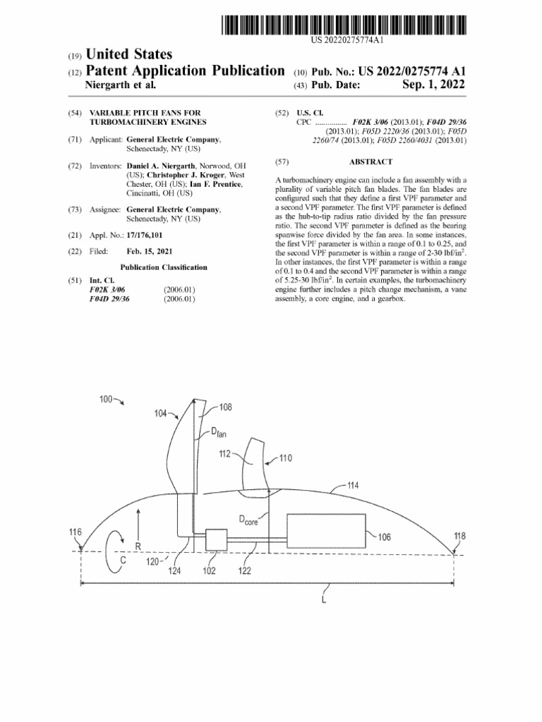 Variable Pitch Fans in Turbomachinery | PDF | Propulsion | Rotating ...