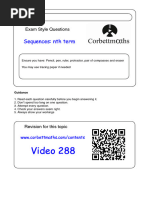 Corbett Maths: Nth Term Sequences Guide | PDF | Mathematics