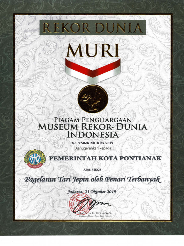 Rekor Muri Tari Jepin | PDF