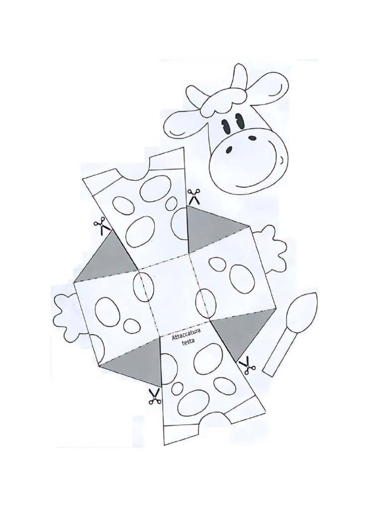 Keratan Boneka Kertas Zirafah | PDF
