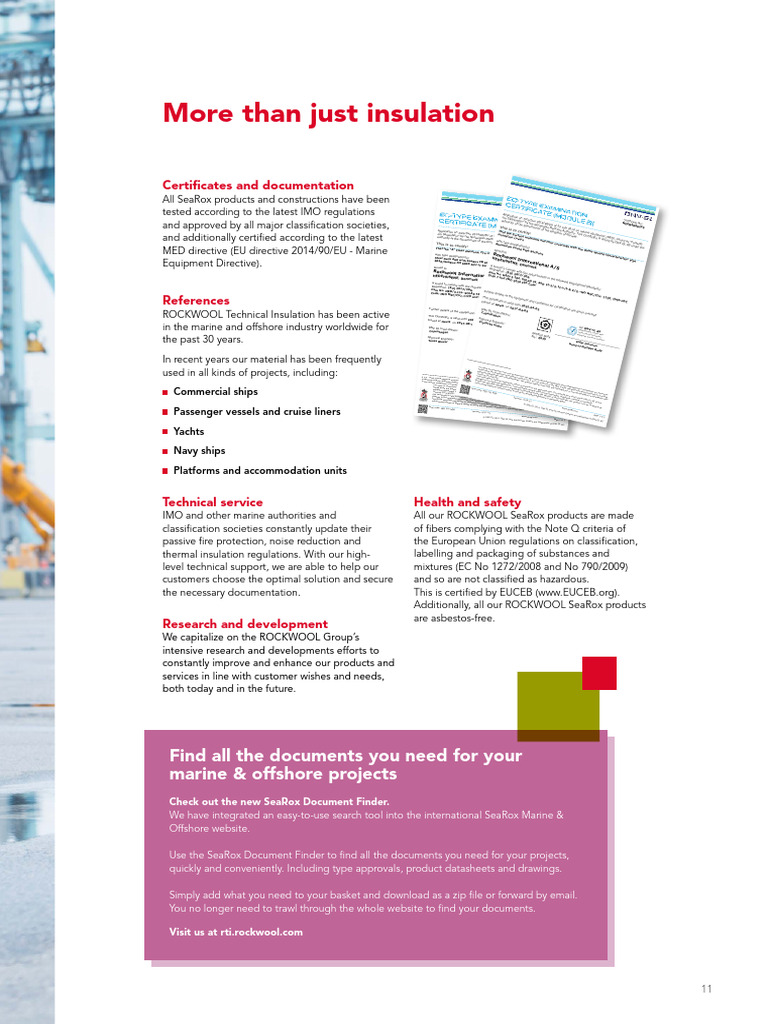 SeaRox Marine Equipment Certifications | PDF | Insulators | Materials