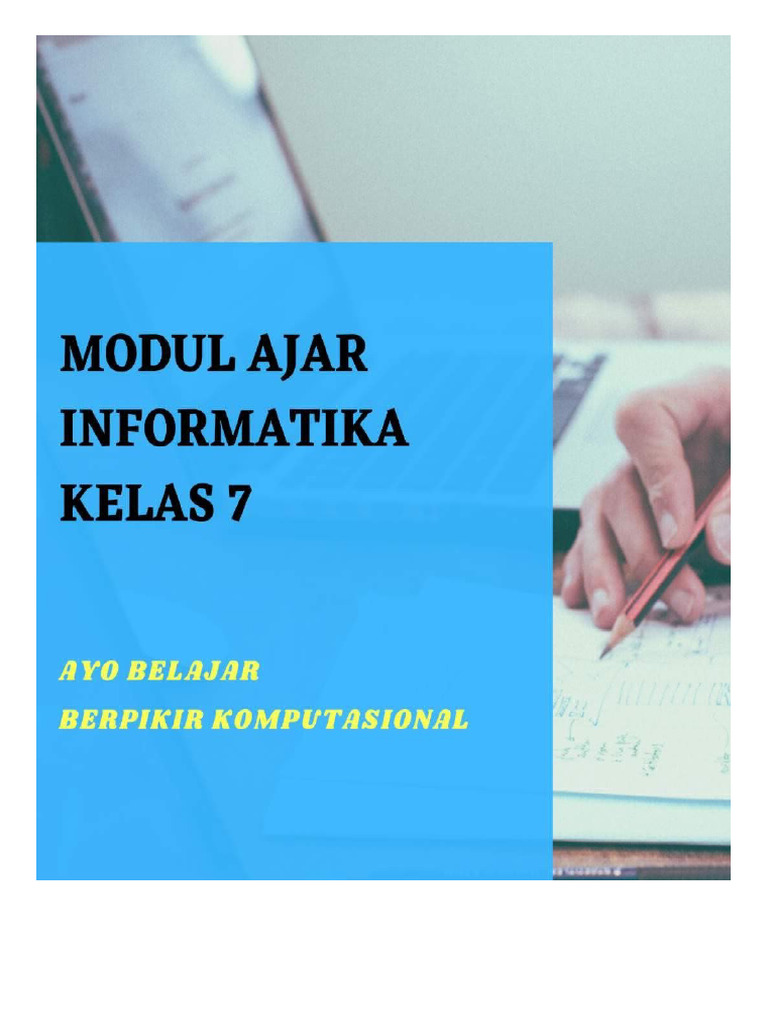 MODUL AJAR - Informatika-Berpikir Komputasional | PDF | Komputer