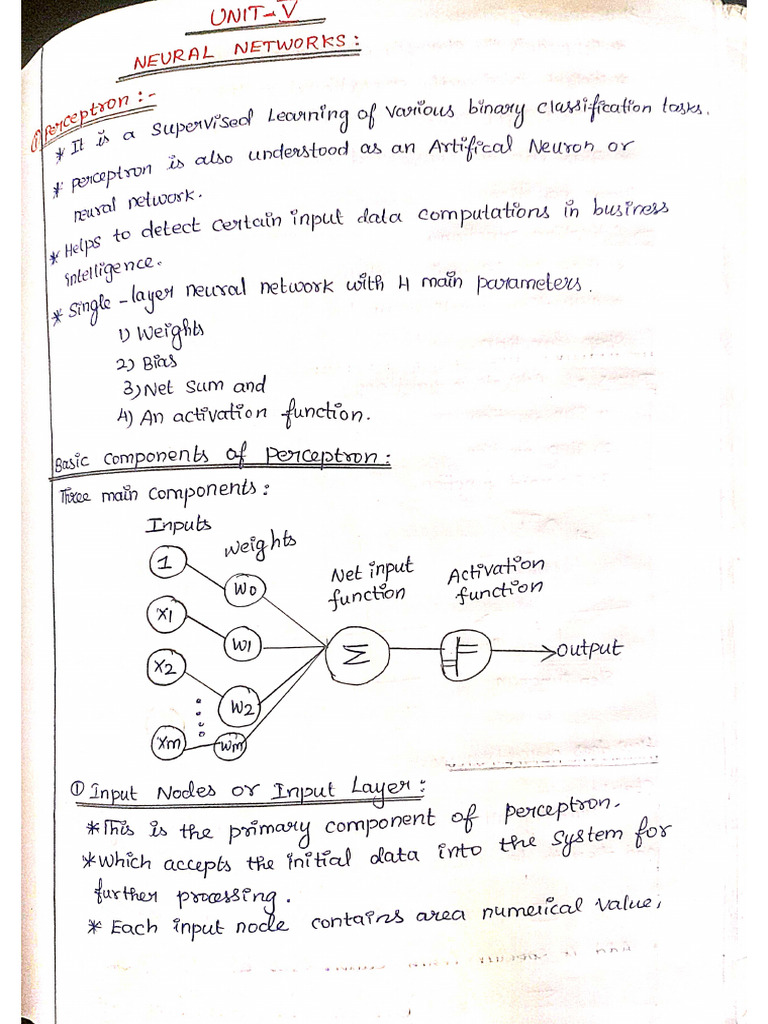 Aiml - Unit V Notes | PDF