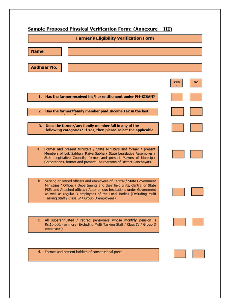 5 - Physical - Verification Format | PDF