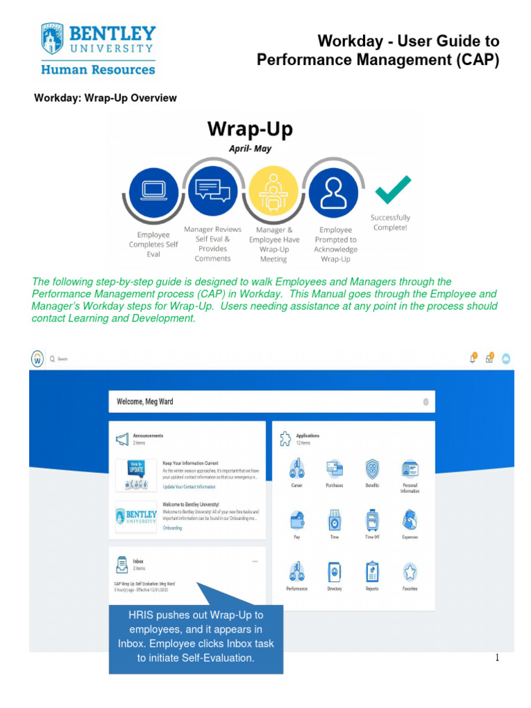 CAP-Workday-User-Guide (2020) WRAP-UP | PDF | Software | Computing