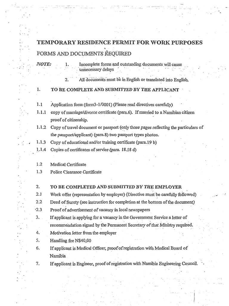 Applic Work Permit | PDF