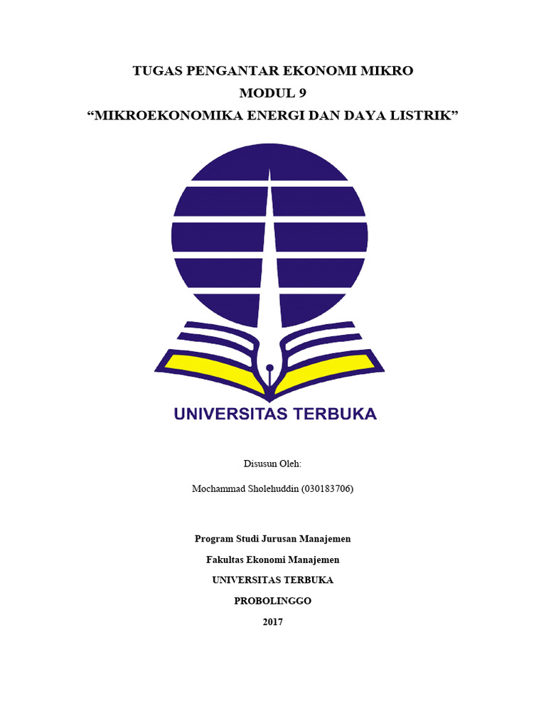 Ekonomi Mikro Modul 9 | PDF