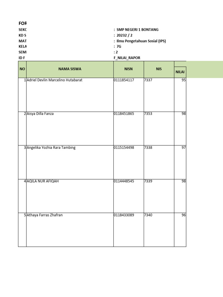 Nil - Rapor - 20232 - 401200000 - 7G | PDF