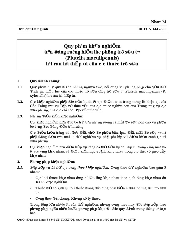 10 TCN 144-1990 | PDF