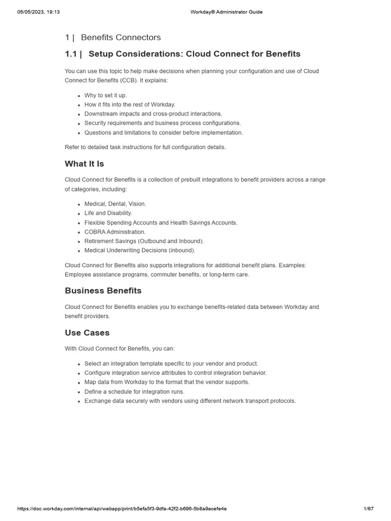 Benefits Connectors | PDF | Payroll | Cloud Computing