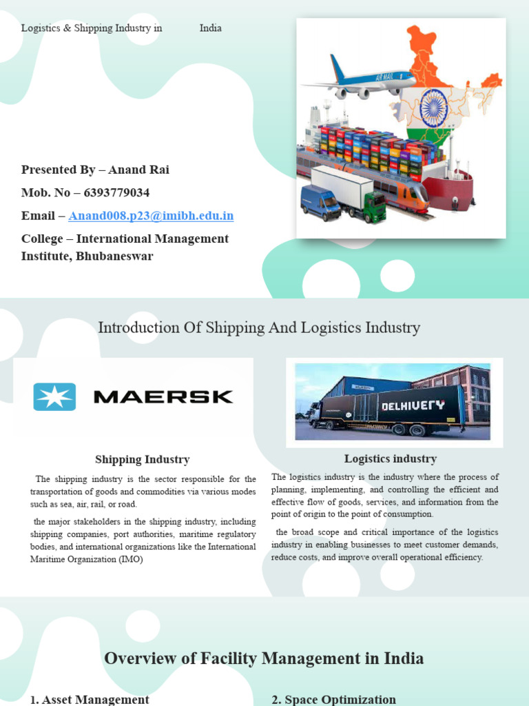 Logistics and Shipping Industry-Anand Rai-6393779034, Anand008.p23 ...