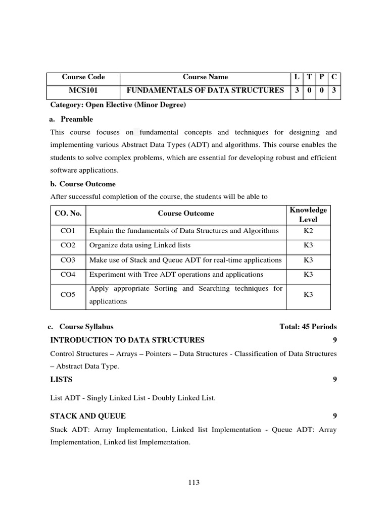 Fundamentals of Data Structures | PDF | Data Structure | Data