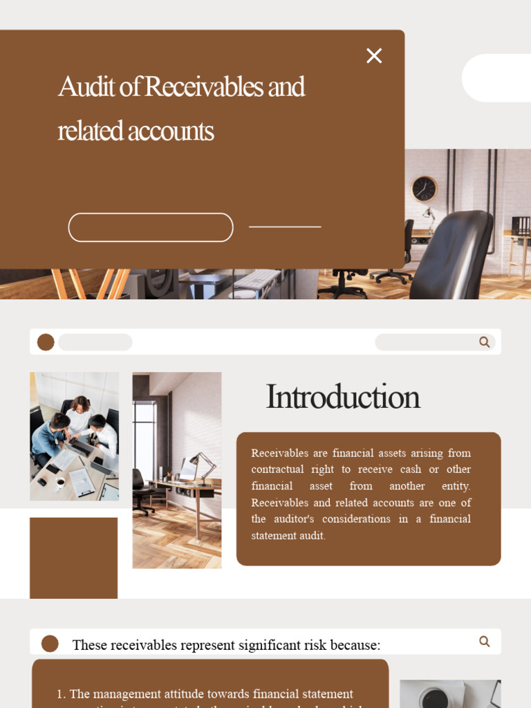 Audit of Receivables | PDF | Audit | Internal Control