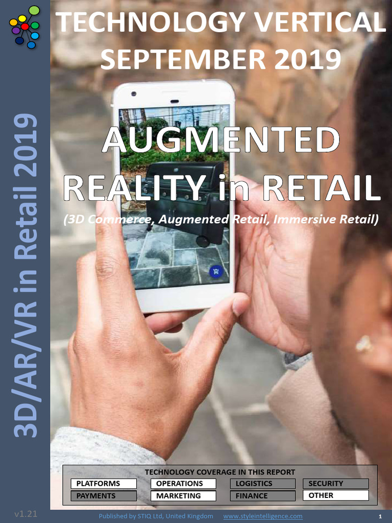 AR in RETAIL Sector Report September 2019 v1.21 by STIQ | PDF | Augmented Reality | Virtual Reality