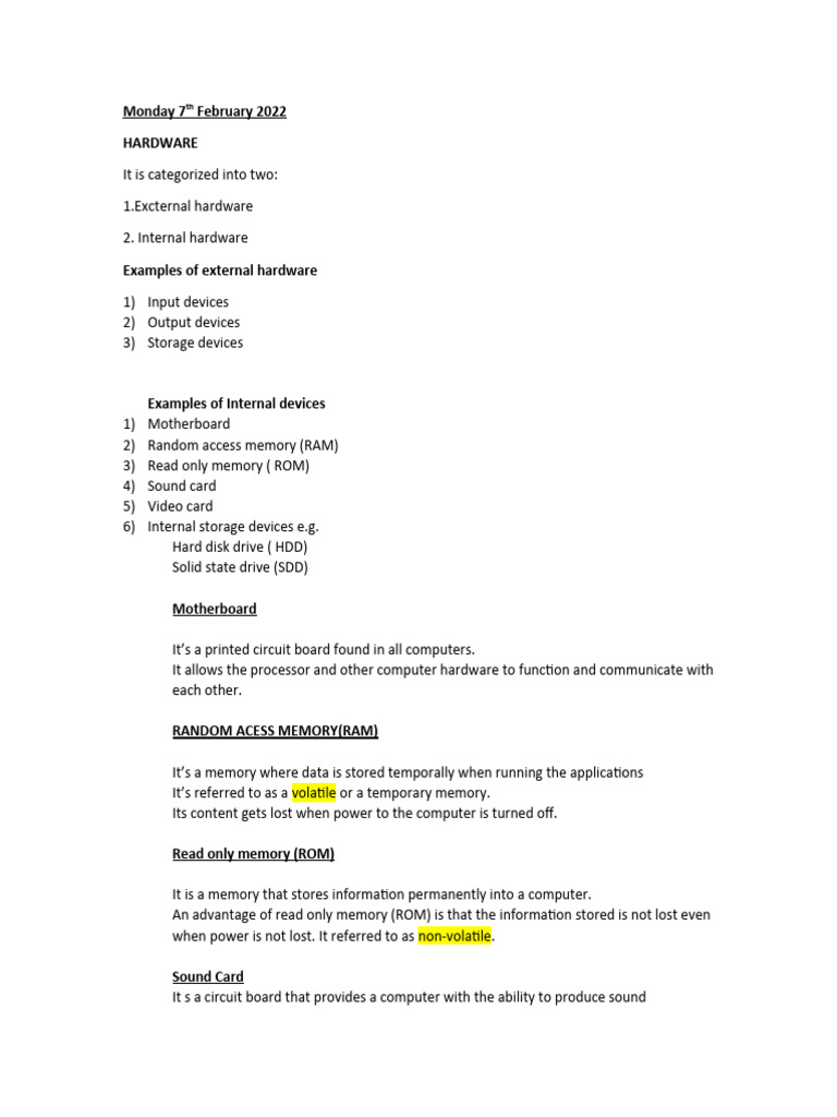 Monday 7th February 2022 | PDF | Games & Activities | Computers