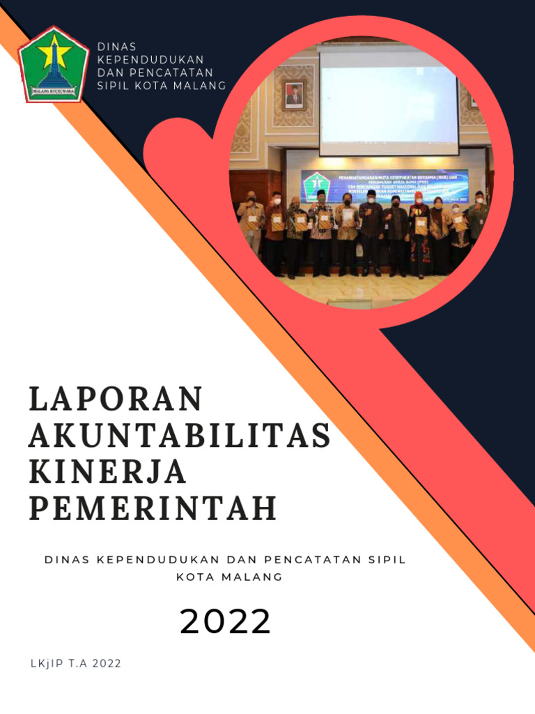 LJjIP Lakip Disdukcapil 2022 Rev 2 Dikompresi 1 Compressed | PDF
