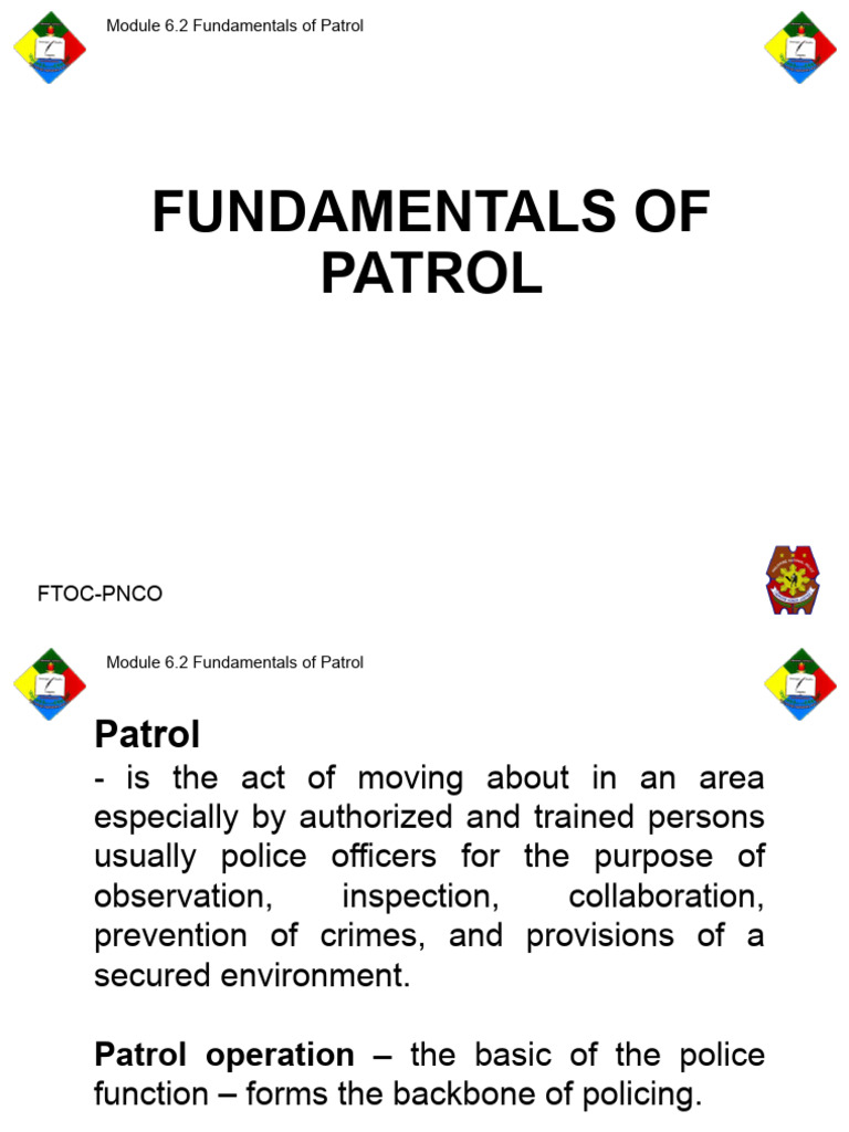 Essentials of Police Patrol Operations | PDF | Police | Patrol