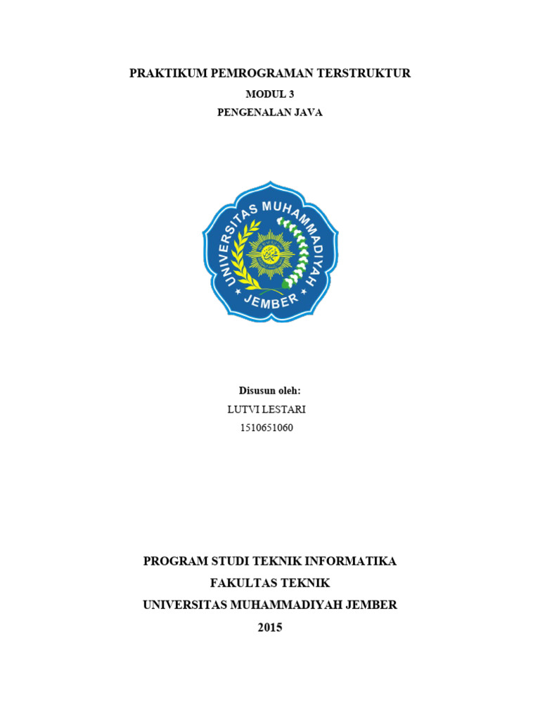 modul 3_pengenalan java 2 | PDF