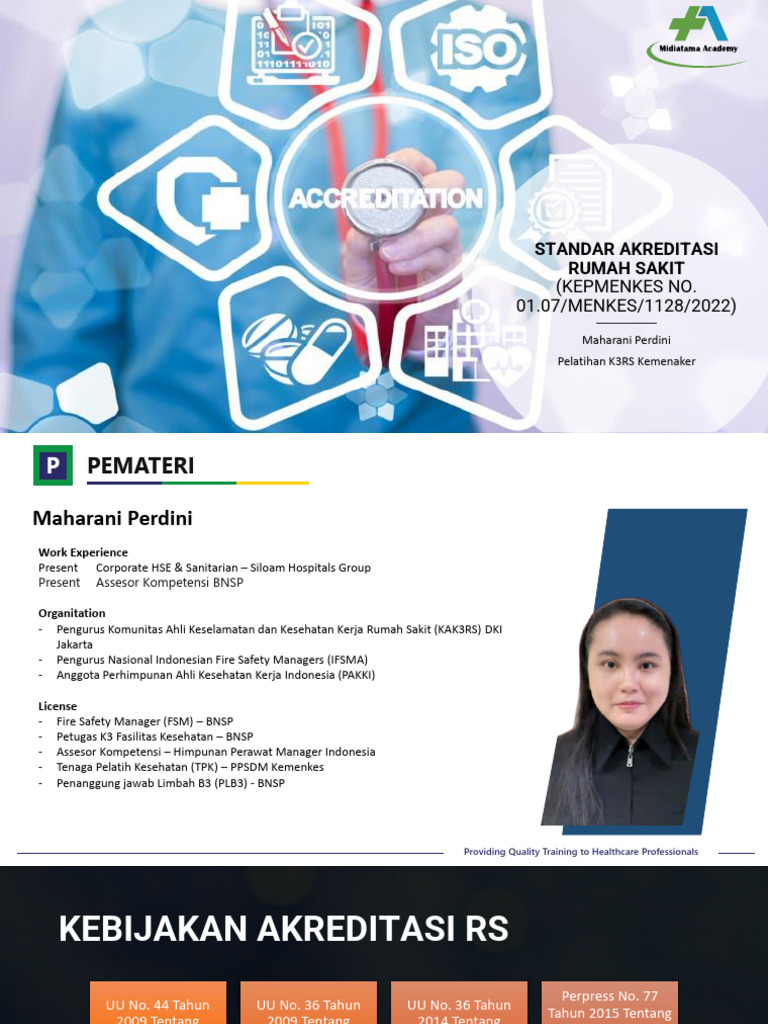 Standar Akreditasi Rumah Sakit 1 Pdf