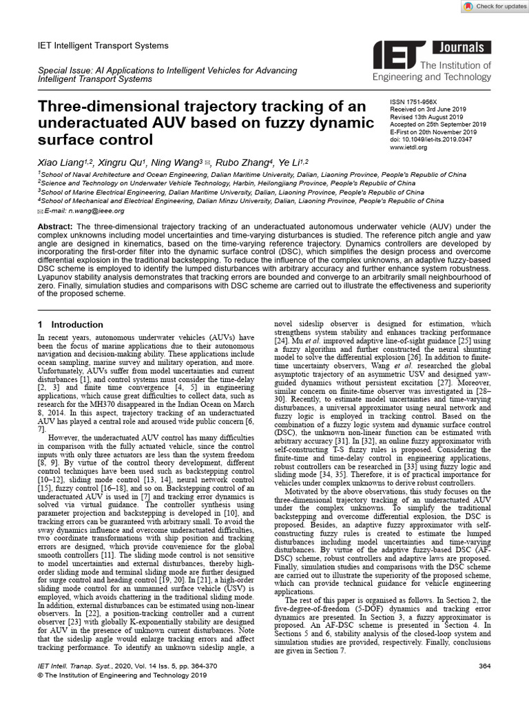 IET Intelligent Trans Sys - 2019 - Liang - Three‐dimensional trajectory ... IET Intelligent Trans Sys - 2019 - Liang - Three‐dimensional trajectory ...