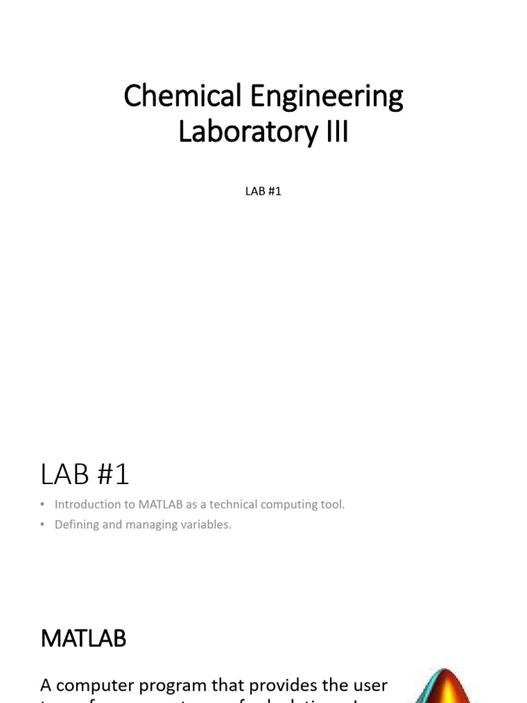 LAB 1 - Lab 8 Numerical Analysis Lab | PDF | Matlab | Matrix (Mathematics)
