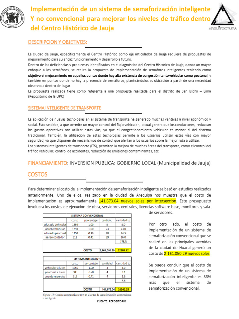 Huayas Condor .Prop. | PDF | Transporte | Semáforo