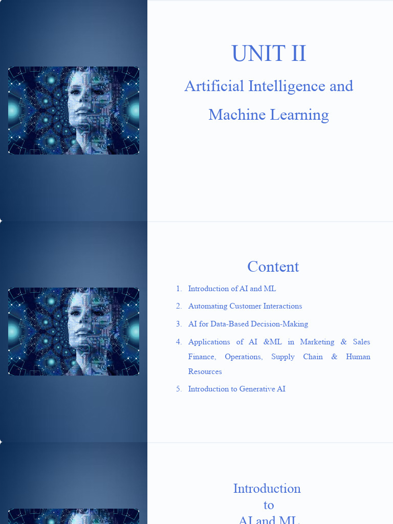 UNIT 2 - Artificial Intelligence and Machine Learning | PDF | Machine Learning | Artificial ...
