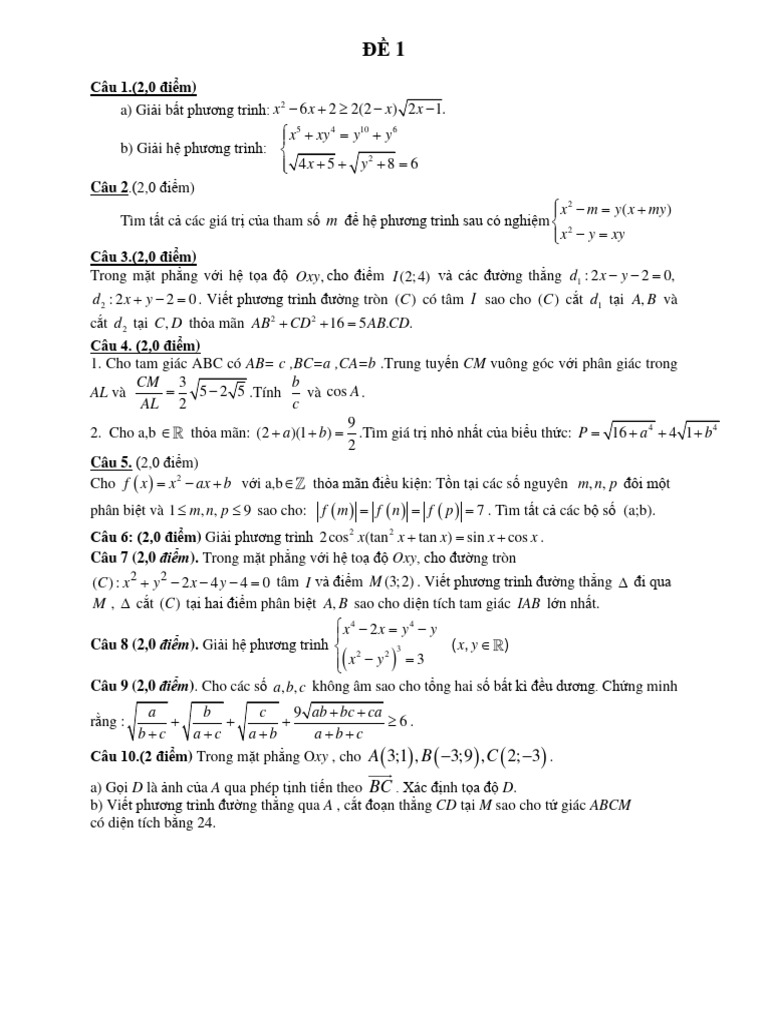 30 Đề HSG 11-hs | PDF