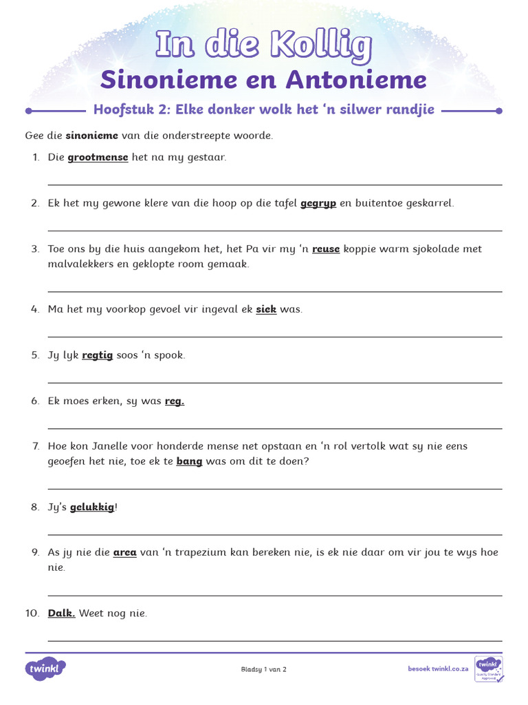 Za Fal 1665667872 in Die Kollig Sinonieme en Antonieme Werkkaart Ver 1 ...