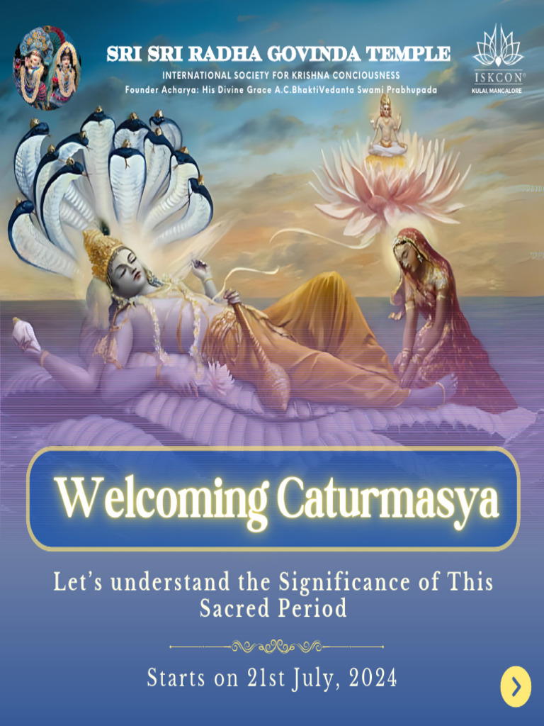 Chaturmasya Vrata Significance | PDF | Monotheistic Religions | Krishna