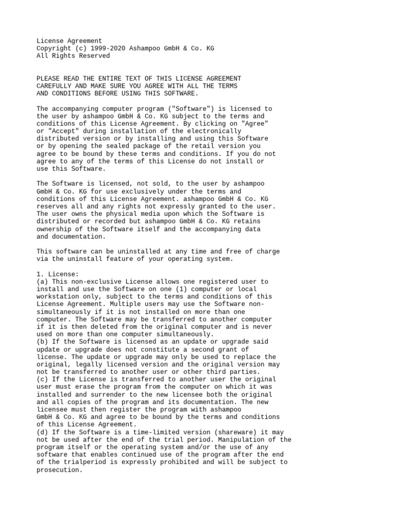 license-EN | PDF | Copyright | Proprietary Software