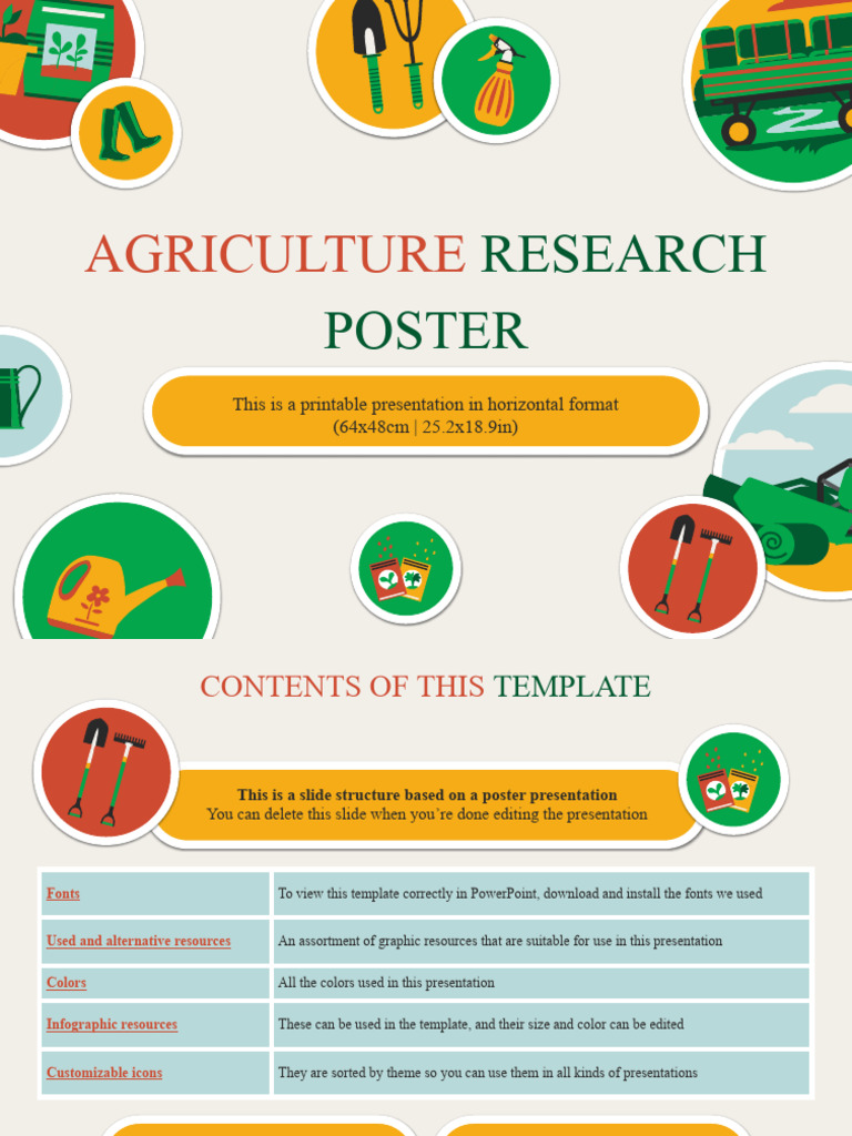 Agriculture Research Poster by Slidesgo | PDF | Planets | Solar System