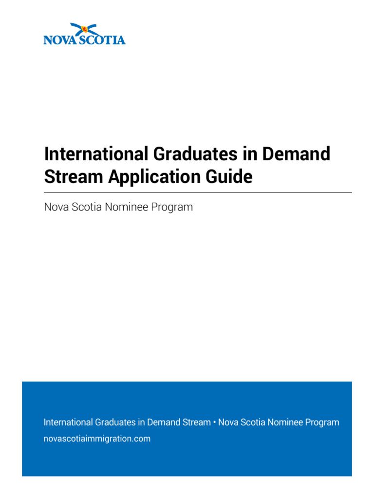 AppGuide NSNP IGiD English | PDF | Employment | Travel Visa