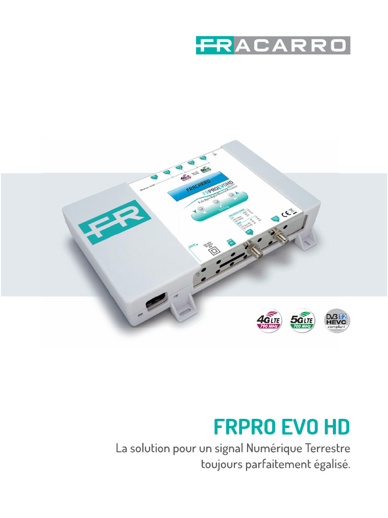 Brochure FRPRO EVO HD | PDF | Computers