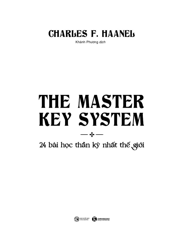 Thu - The Master Key System | PDF