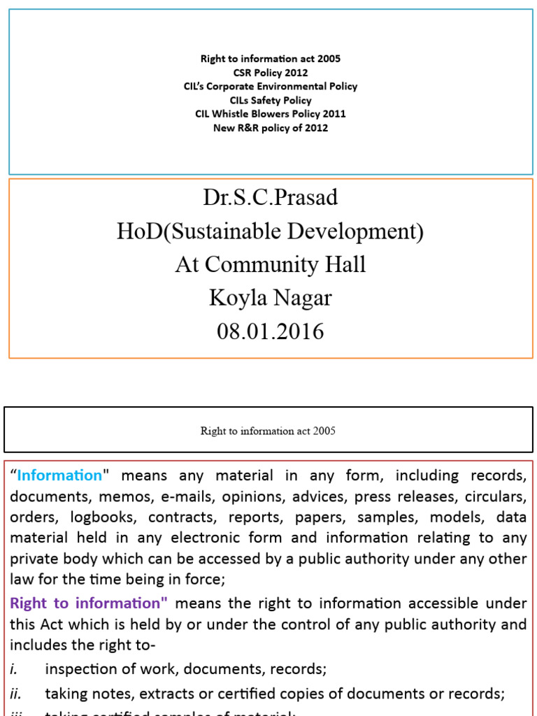 CIL Policies | PDF | Corporate Social Responsibility | Environmental Policy