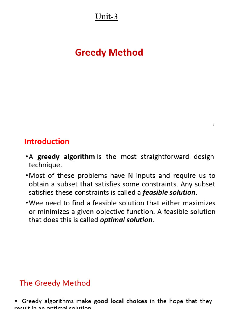 DAA Unit-3 PPT- Part-1 | PDF | Graph Theory | Mathematical Relations