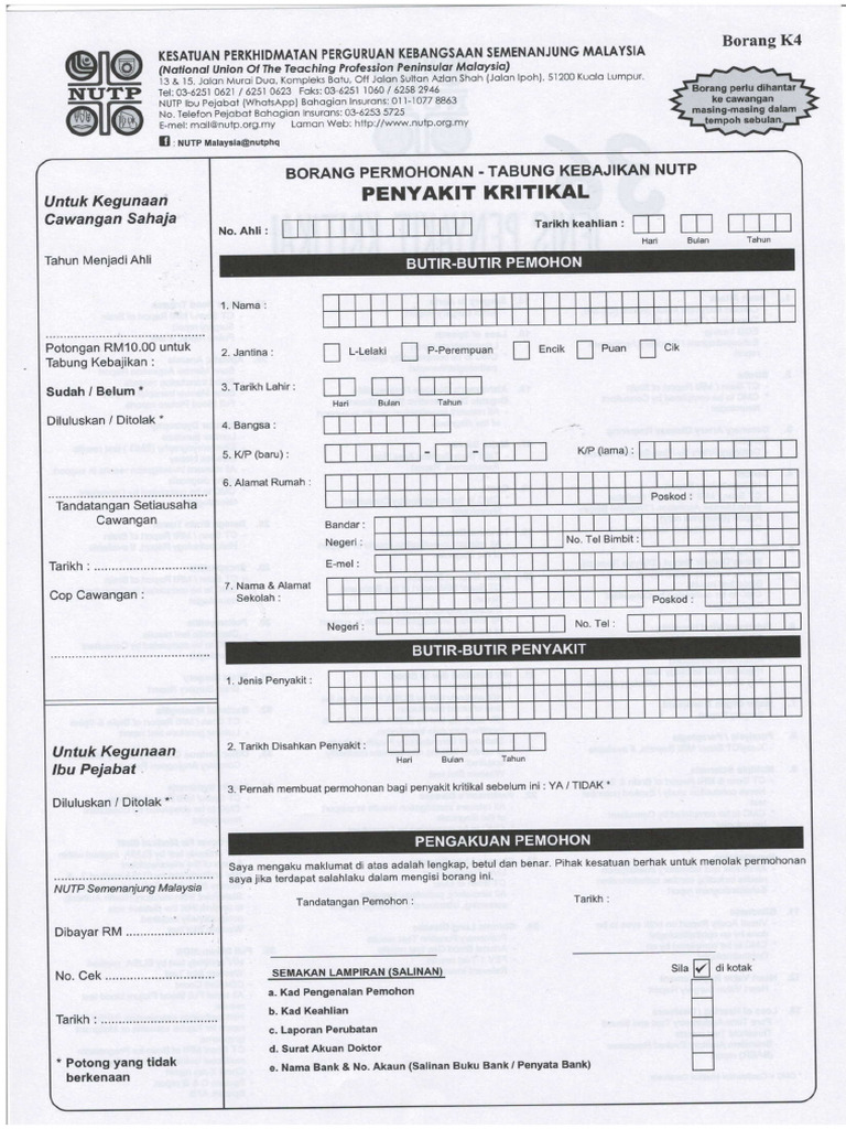 B. TK Penyakit Kritikal | PDF