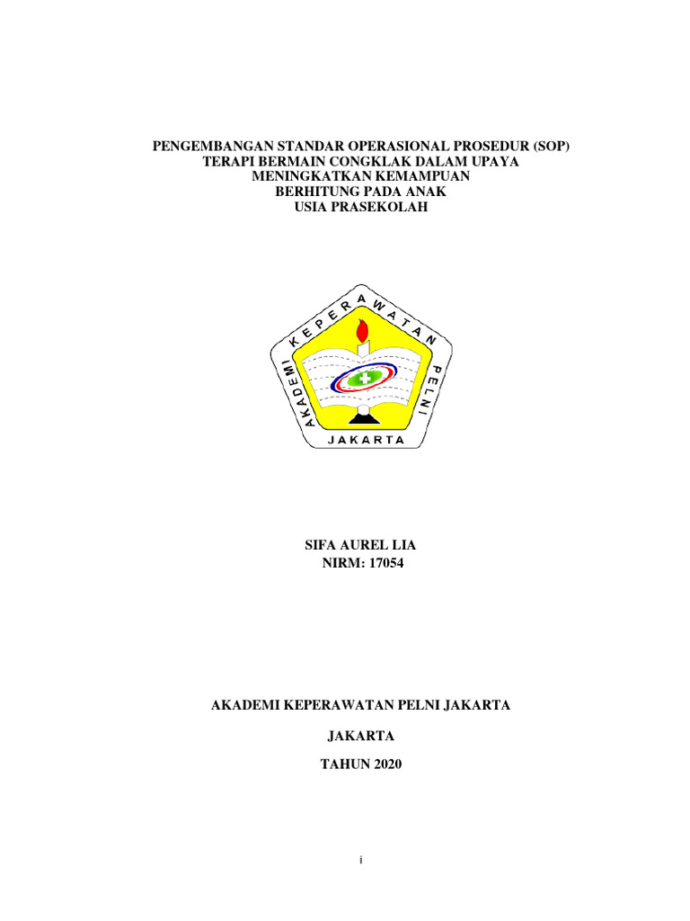 SOP Terapi Congklak untuk Anak | PDF