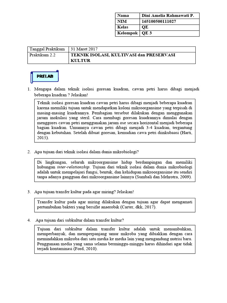 Teknik Isolasi dan Kultivasi Mikroba | PDF