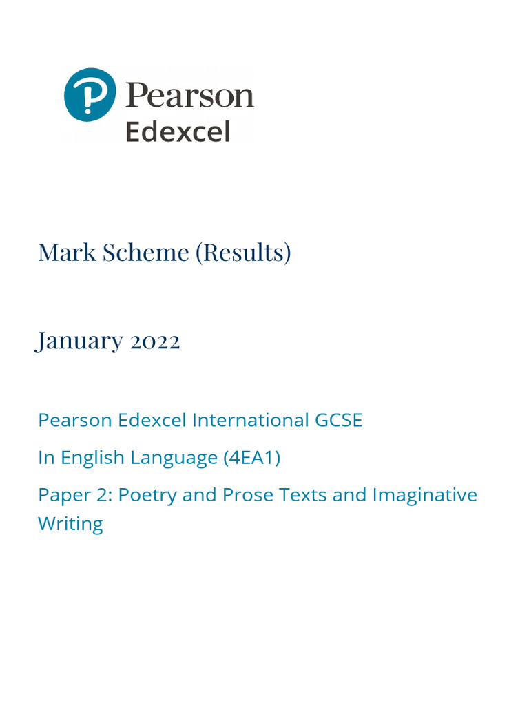 Paper 2 - Disabled (Mark Scheme) | PDF | Narrative | Linguistics
