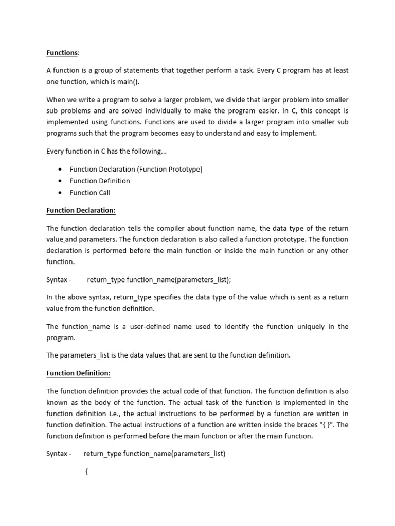 Unit5 (1) | PDF | Parameter (Computer Programming) | Computer File Unit5 (1) | PDF | Parameter (Computer Programming) | Computer File