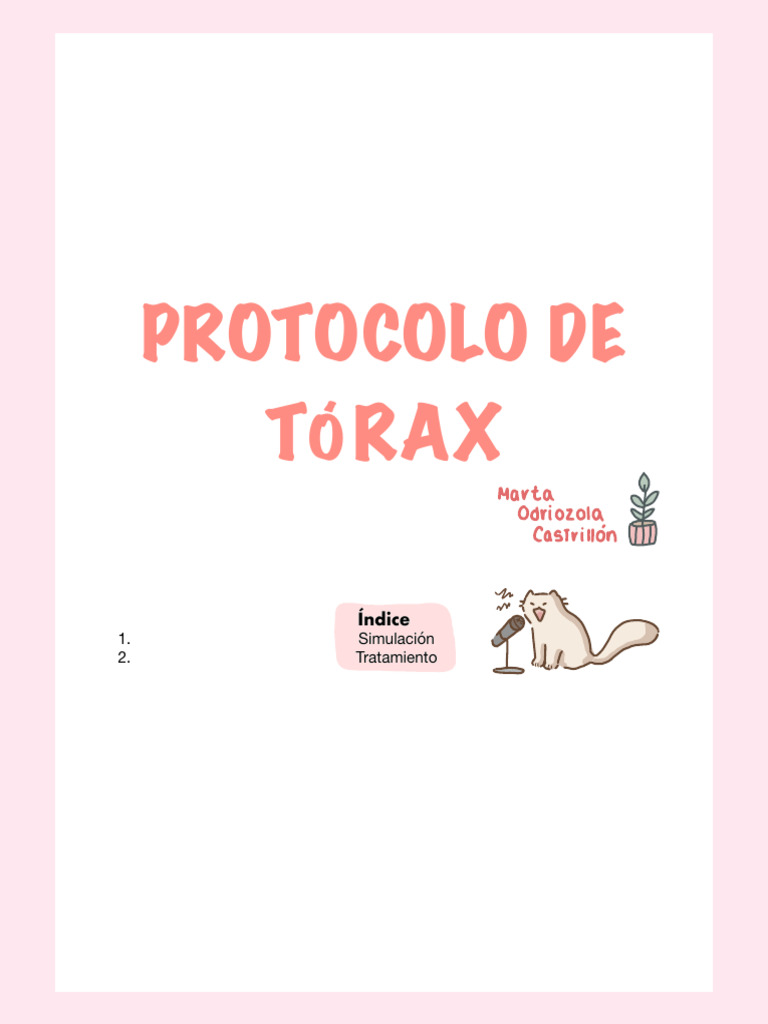 Protocolo de Torax | PDF | Ct Scan