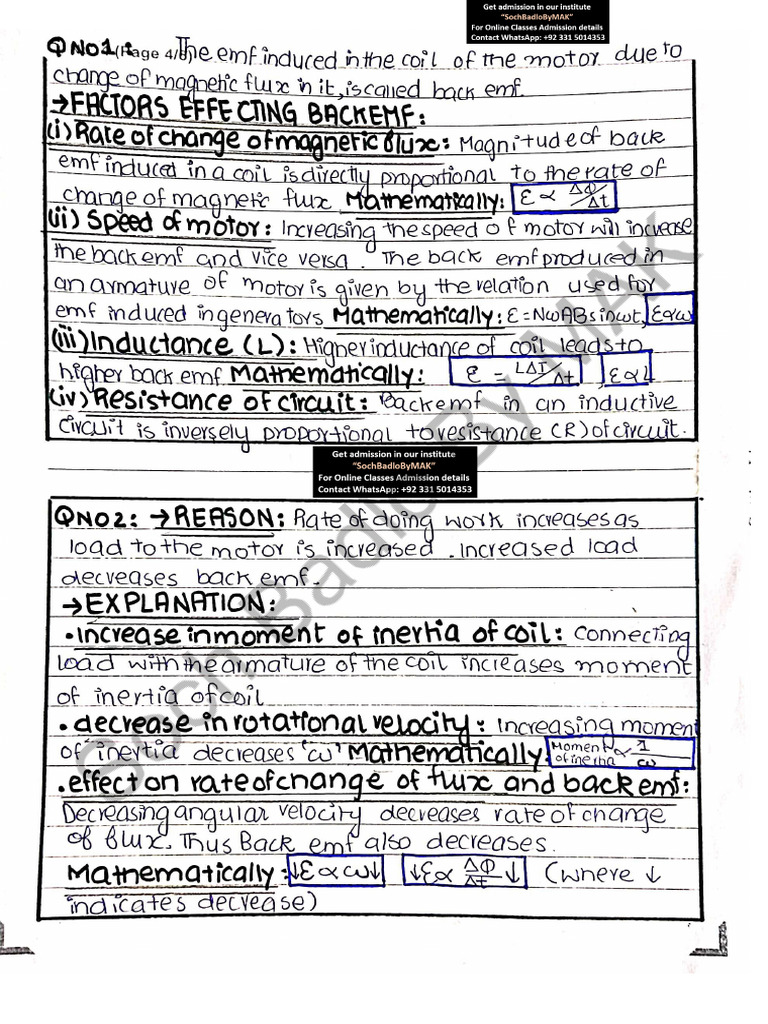 Electromagnetic Induction 2 | PDF