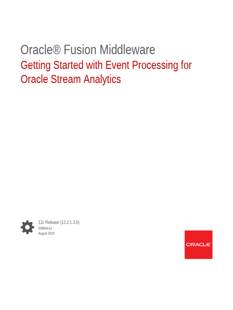Getting Started Event Processing Oracle Stream Analytics | PDF | Databases | Sql