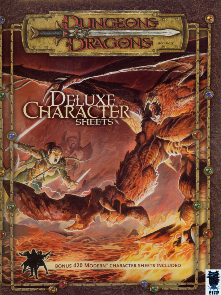 DND 3.5e Eberron - Deluxe Character Sheets | PDF