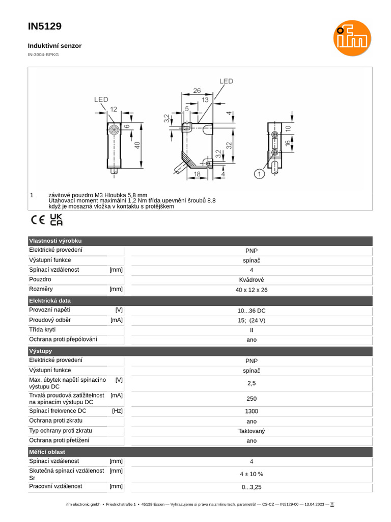 In5129 00 - CS CZ 1 | PDF