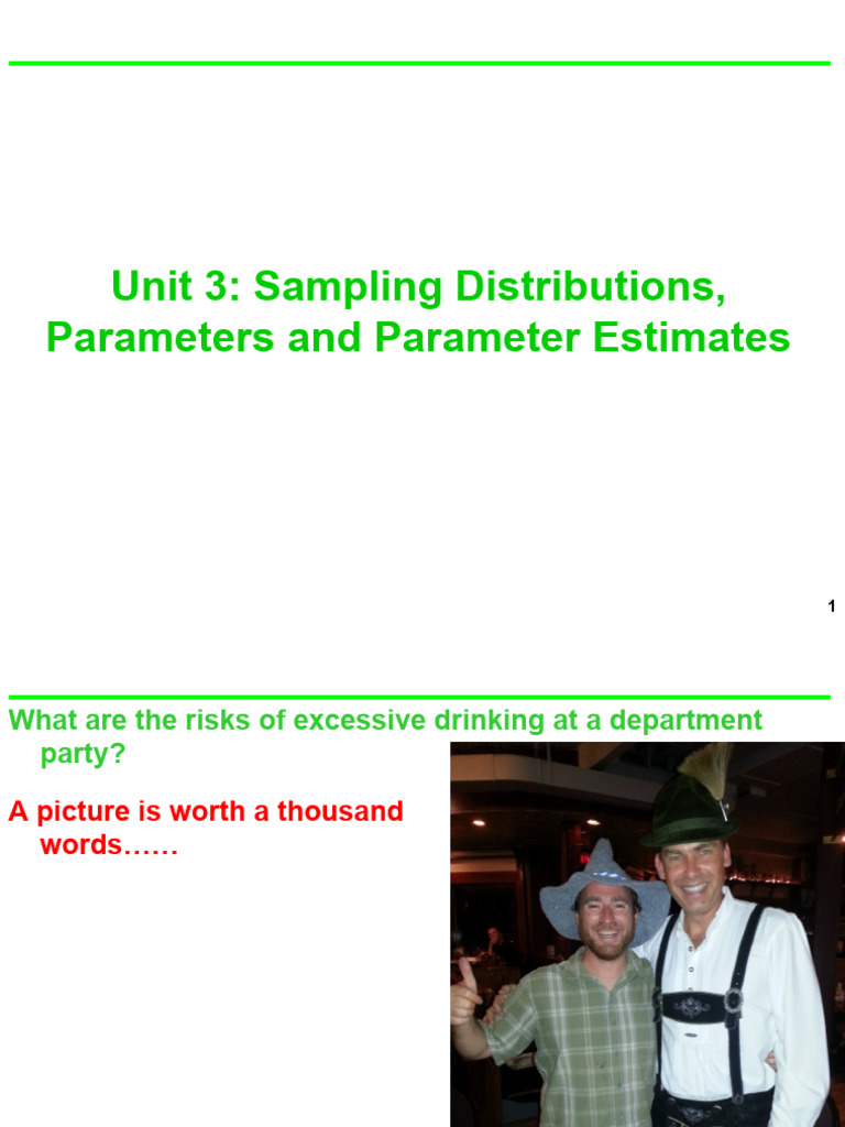 3 SamplingDistributions Complete | PDF | Standard Error | Standard Deviation